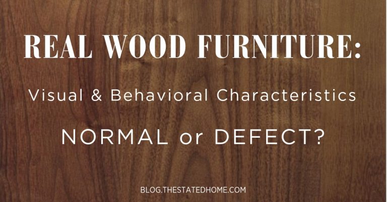 Wood Defects: What's Normal in Furniture? | The Stated Home Blog
